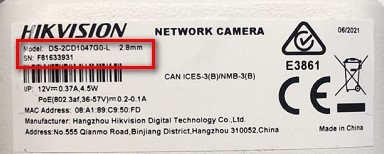 How To Check Device Serial Number Faq Hikvision
