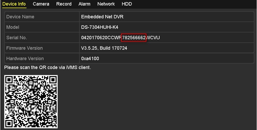 How to Check Device Serial Number - FAQ - Hikvision